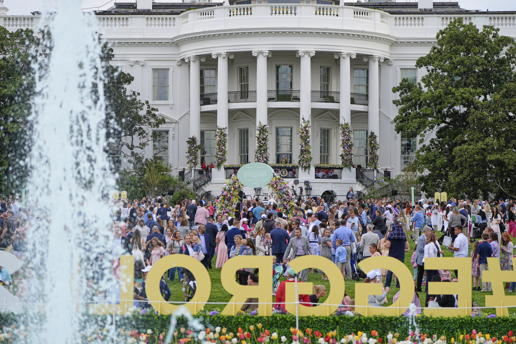 Thousands are expected to attend the White House Easter Egg Roll, with ...